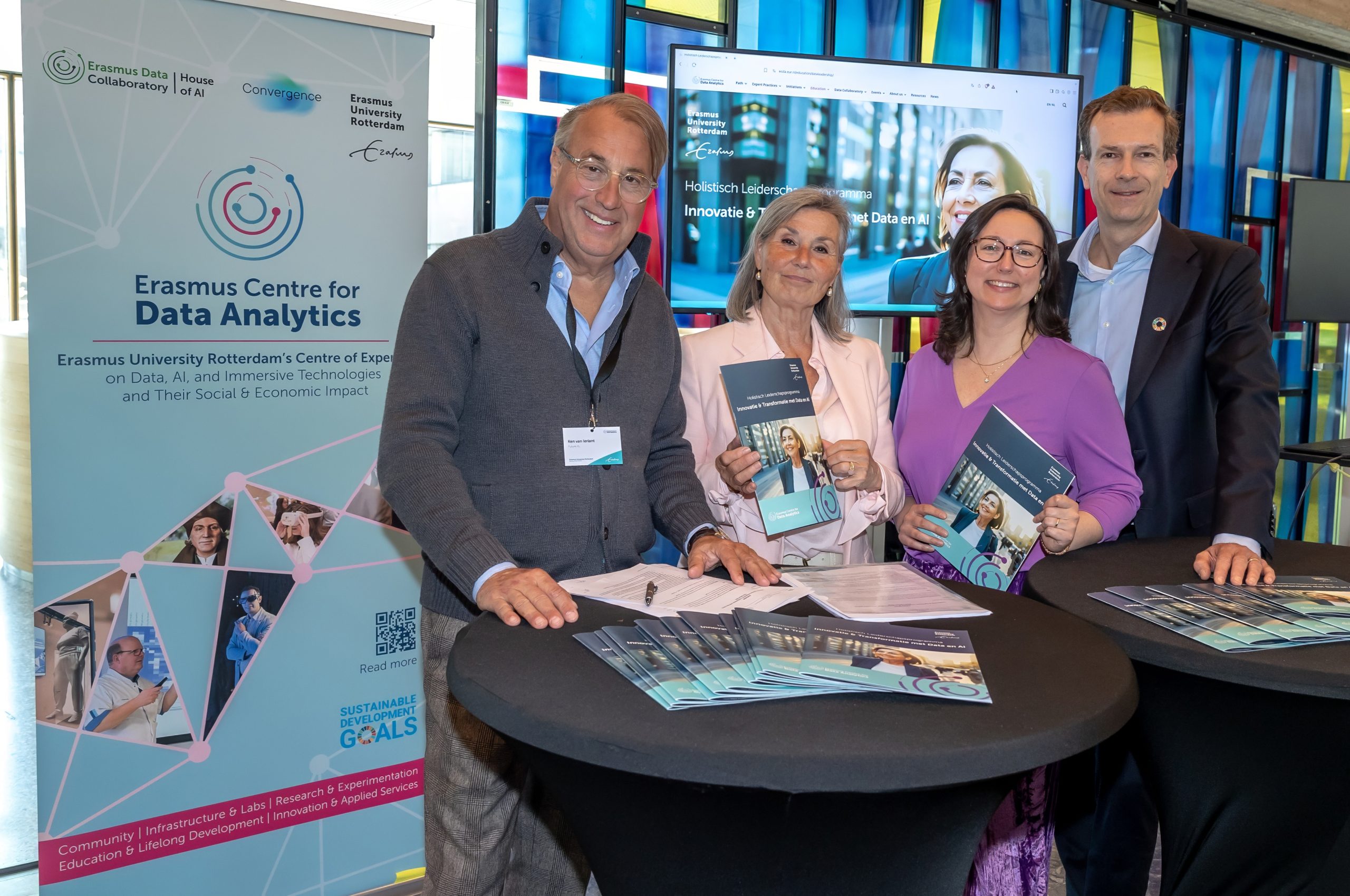 Persbericht Samenwerking Holistisch leiderschapsprogramma - Erasmus Centre for Data Analytics